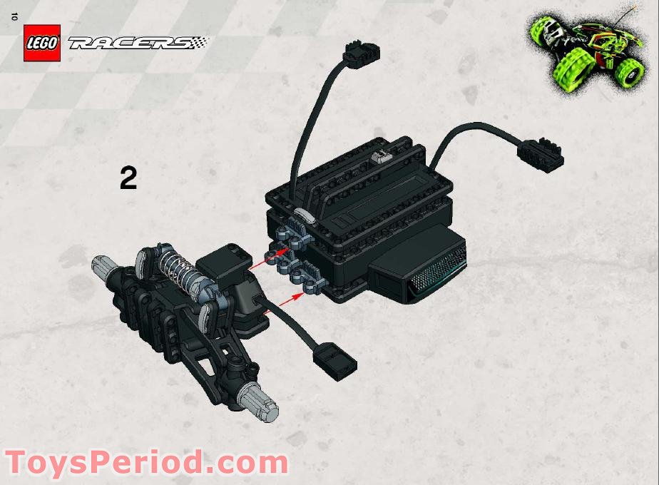 LEGO 8675 Outdoor Challenger Instructions and Parts List
