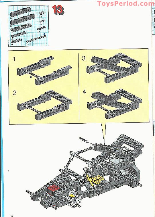 LEGO 8082 Multi Control Set Instructions and Parts List