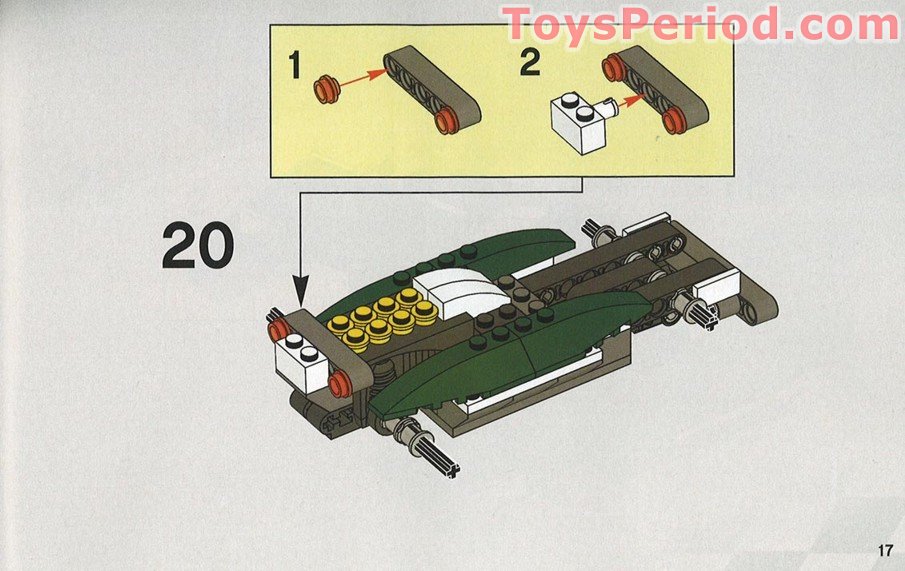 LEGO 8138 Phantom Crasher Instructions and Parts List