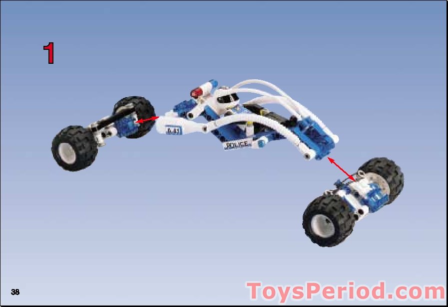 LEGO 8252 Beach Buster Instructions and Parts List