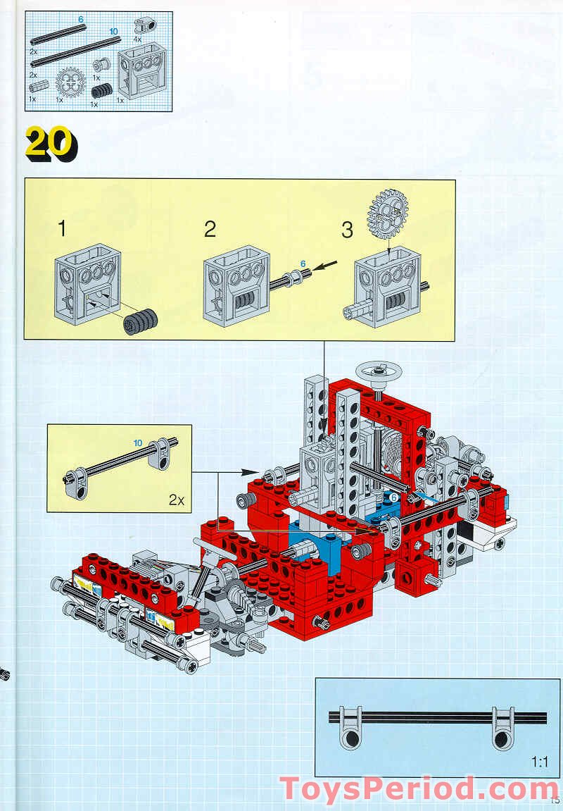 LEGO 8280 Fire Response Unit Instructions and Parts List