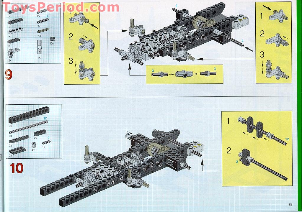 LEGO 8479 Barcode Multi-Set Instructions and Parts List