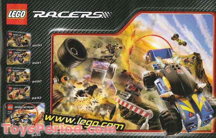 LEGO 8493 Red Ace Instructions and Parts List