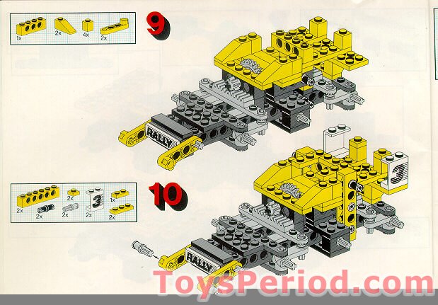 LEGO 8830 Rally 6-Wheeler Instructions and Parts List