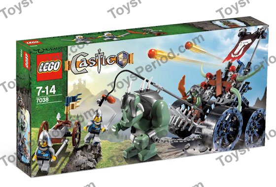 LEGO 7038 Troll Assault Wagon Instructions and Parts List