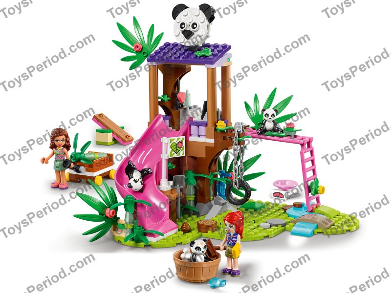 LEGO 41422 Panda Jungle Tree House Set Parts List