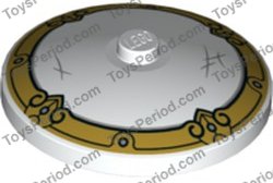 LEGO Sets with Part 3960pb065 Dish 4 x 4 Inverted with Solid Stud with ...