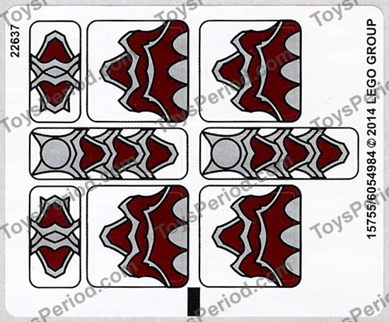 LEGO Sets with Part 70127stk01 Sticker Sheet for Set 70127 - (15755/ ...