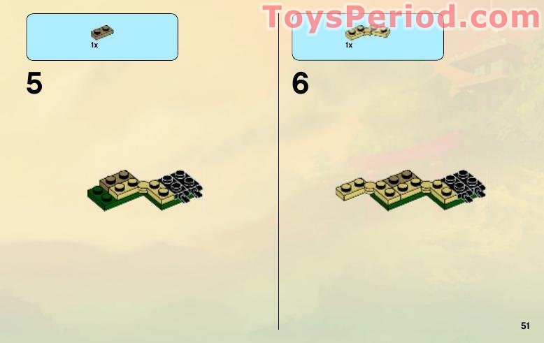 LEGO 70503 The Golden Dragon Instructions and Parts List