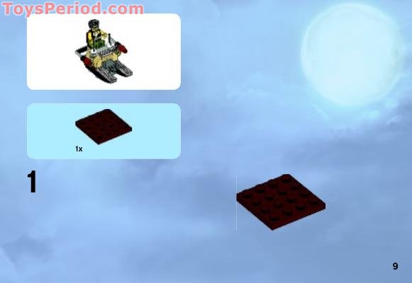 LEGO 9461 The Swamp Creature Instructions and Parts List