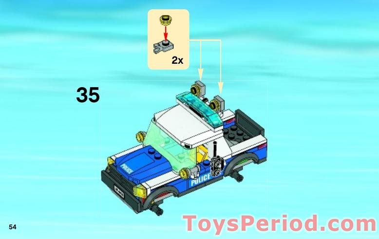 LEGO 4438 Robber's Hideout Instructions and Parts List