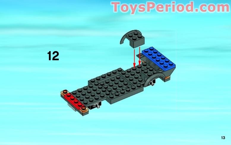 LEGO 4441 Police Dog Van Instructions and Parts List