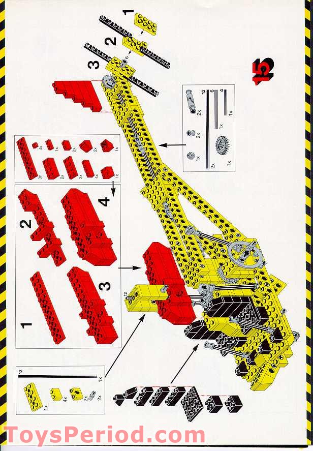 LEGO 852 Multi-Purpose Helicopter Instructions and Parts List