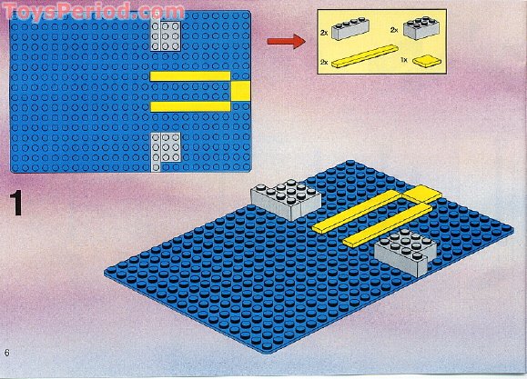 LEGO 1788 Pirate's Chest Instructions and Parts List