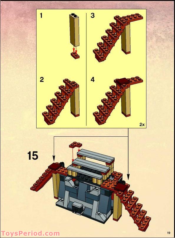 LEGO 4767 Harry and the Hungarian Horntail Instructions and Parts List