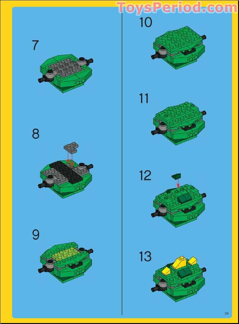 LEGO 4894 Mythical Creatures Instructions and Parts List