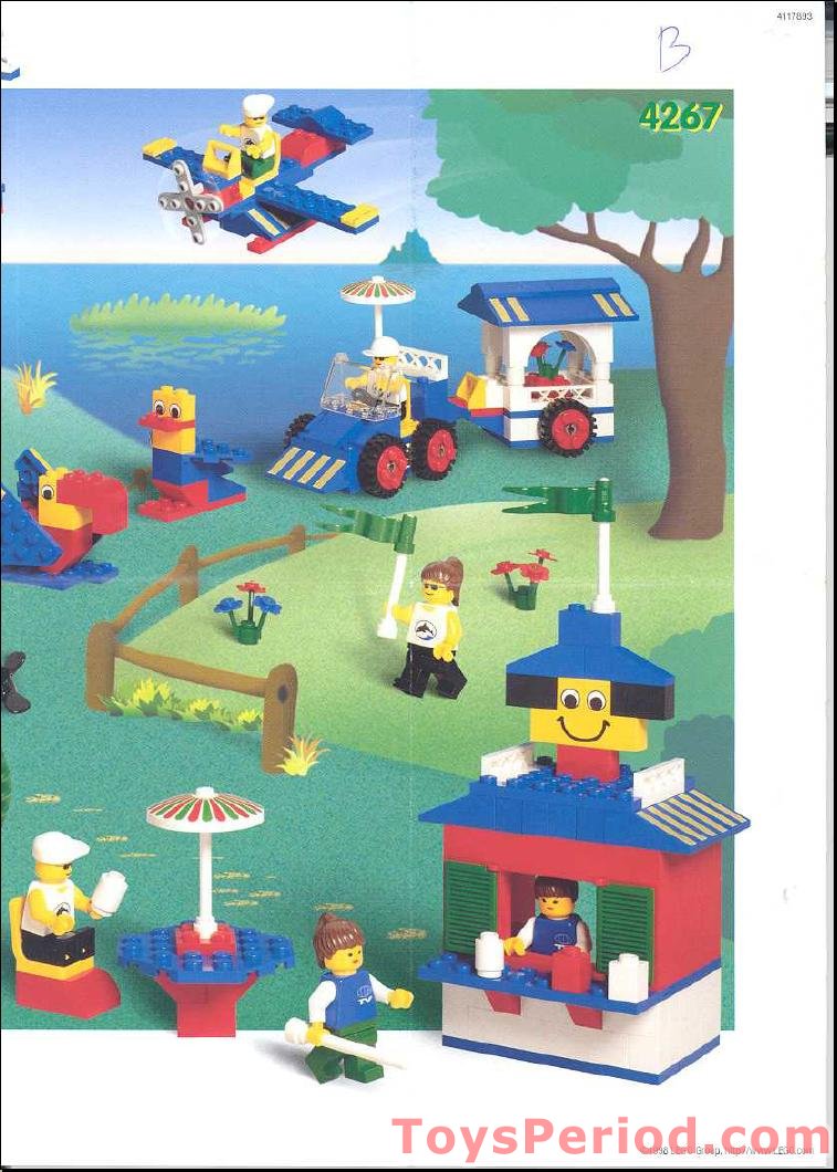 LEGO 4267 Large Bucket Instructions and Parts List