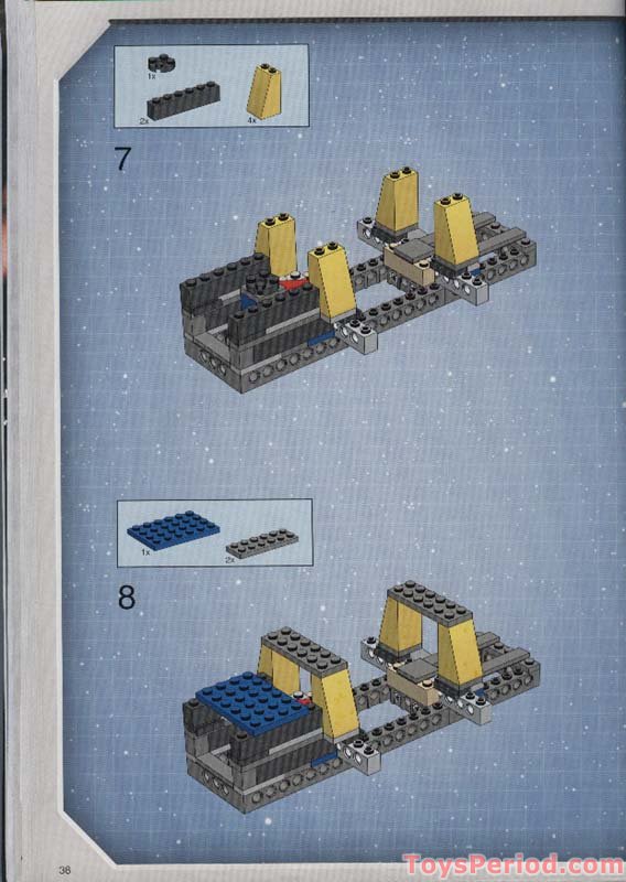LEGO 4483-2 AT-AT, Blue Box Instructions and Parts List