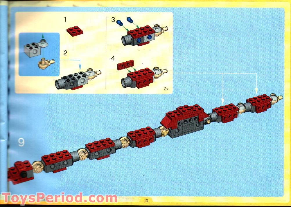 LEGO 4507 Prehistoric Creatures Instructions and Parts List