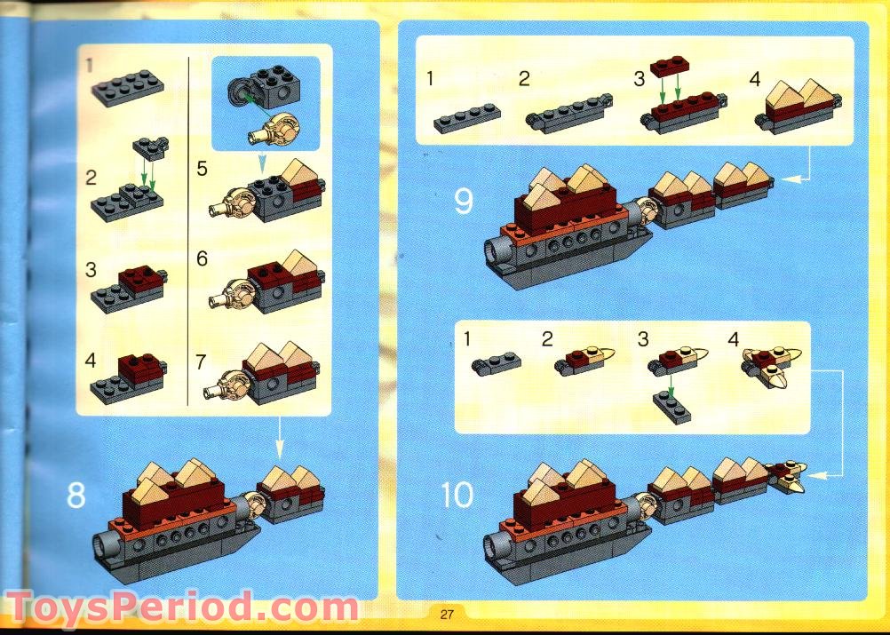 LEGO 4507 Prehistoric Creatures Instructions and Parts List