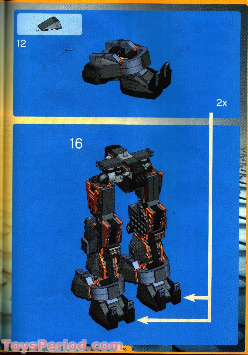 LEGO 4508 Titan Xp Instructions and Parts List