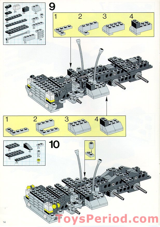 LEGO 5590 Whirl and Wheel Super Truck Instructions and Parts List