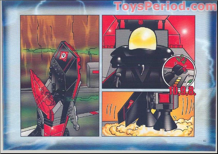 LEGO 6776 Ogel Control Center Instructions and Parts List