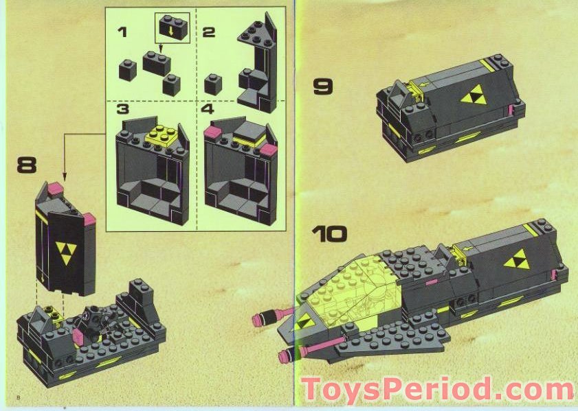 LEGO 6894 Invader Instructions and Parts List