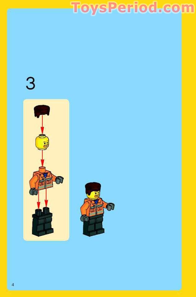 LEGO 6164 LEGO Rescue Building Set Instructions and Parts List