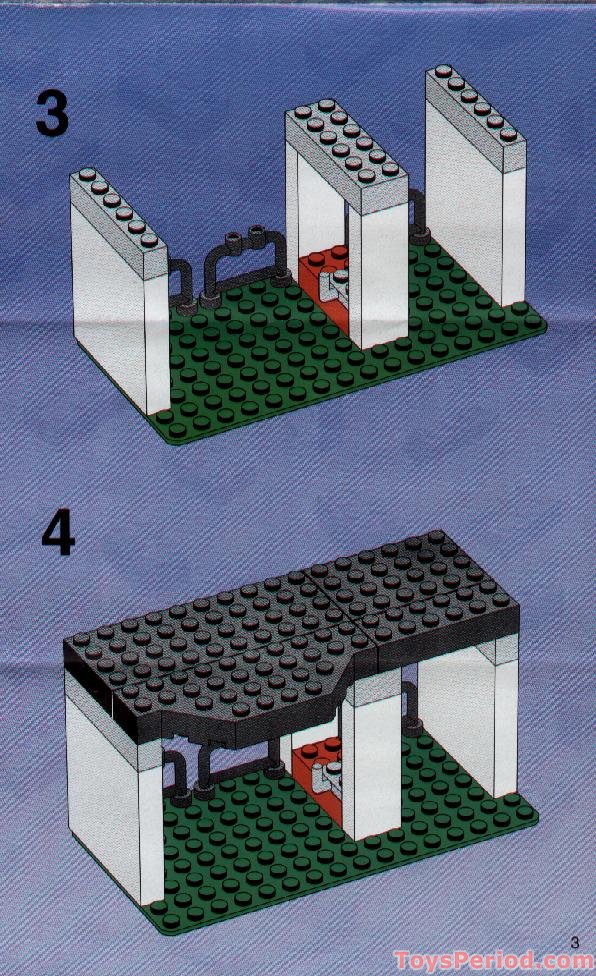 LEGO 6332 Command Post Central Instructions and Parts List