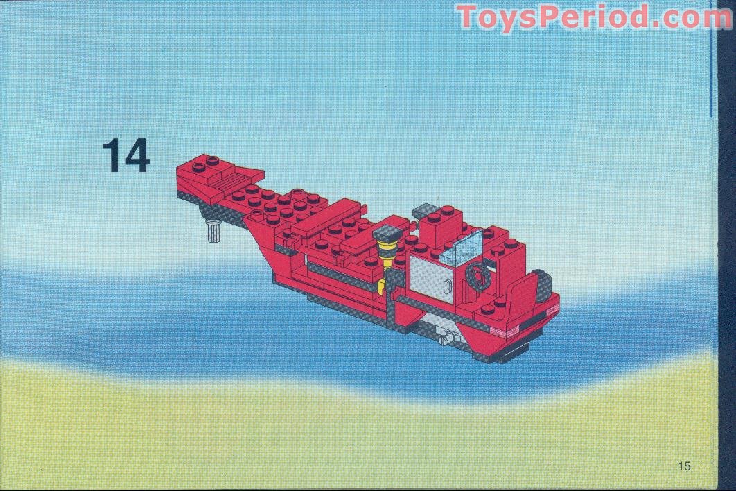 LEGO 6340 Hook and Ladder Instructions and Parts List