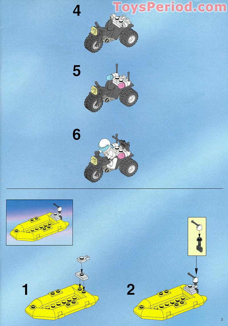 LEGO 6479 Emergency Response Center Instructions and Parts List