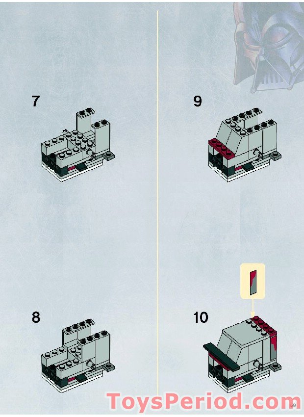 LEGO 7675 AT-TE Walker Instructions and Parts List