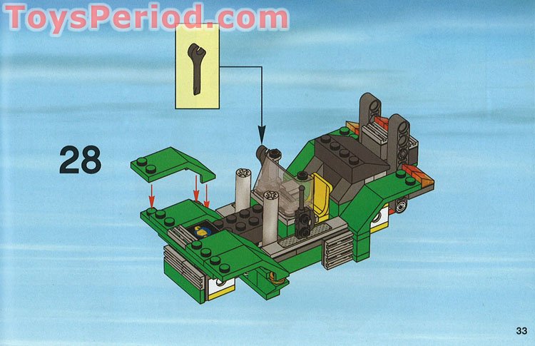 LEGO 7992 Container Stacker Instructions and Parts List