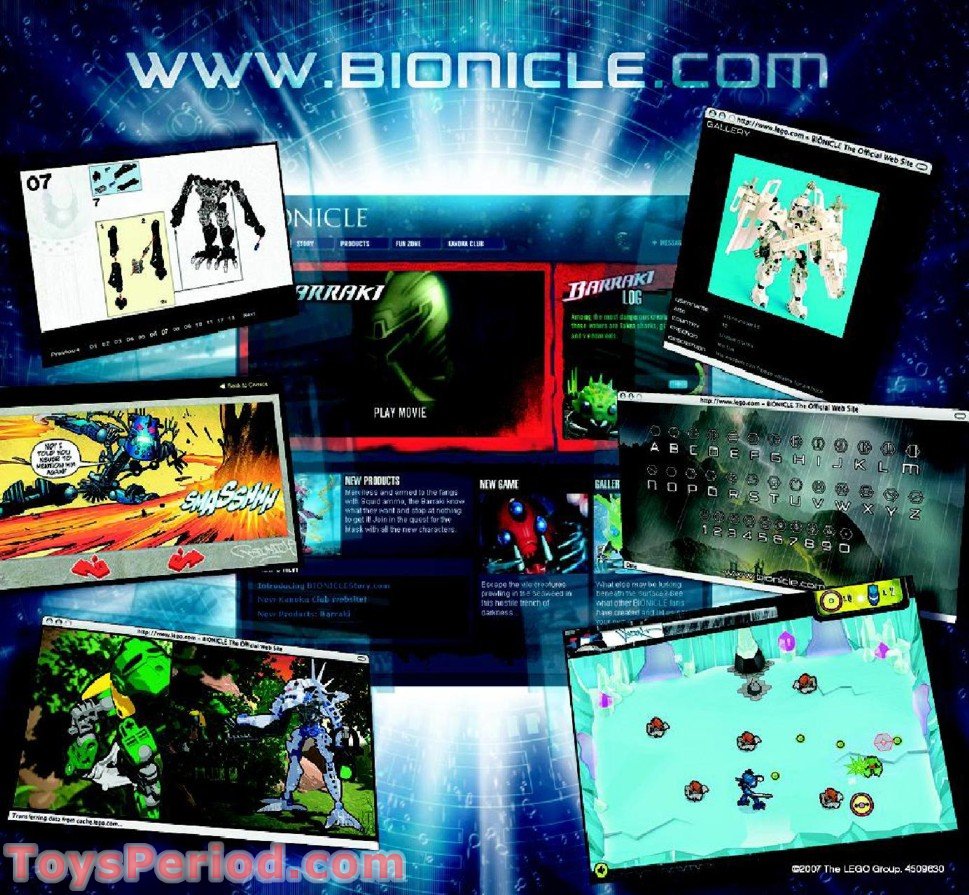 LEGO 8923 Hydraxon Instructions and Parts List