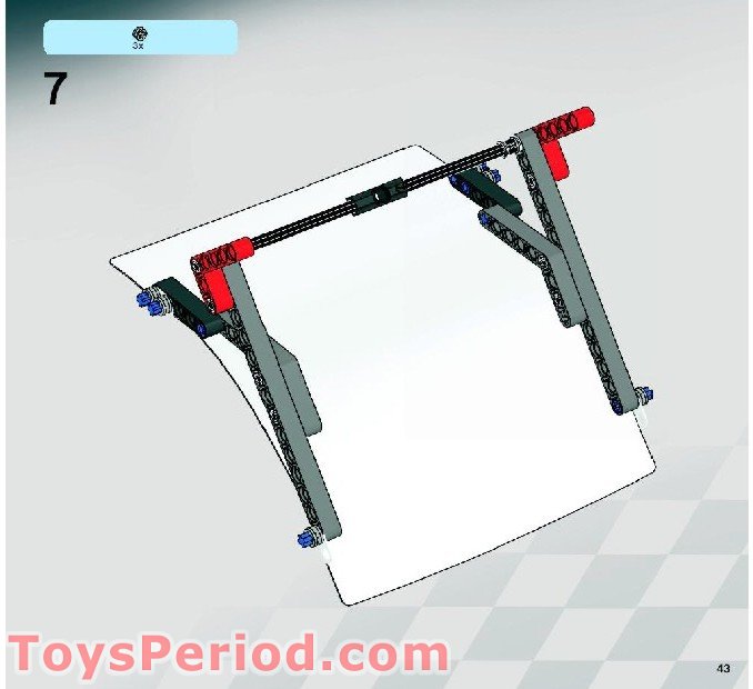 LEGO 8167 Jump Riders Instructions and Parts List