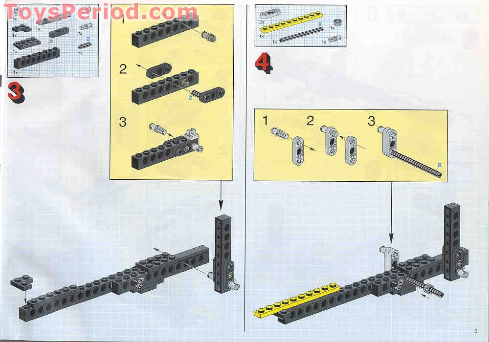 LEGO 8425 Black Hawk Instructions and Parts List