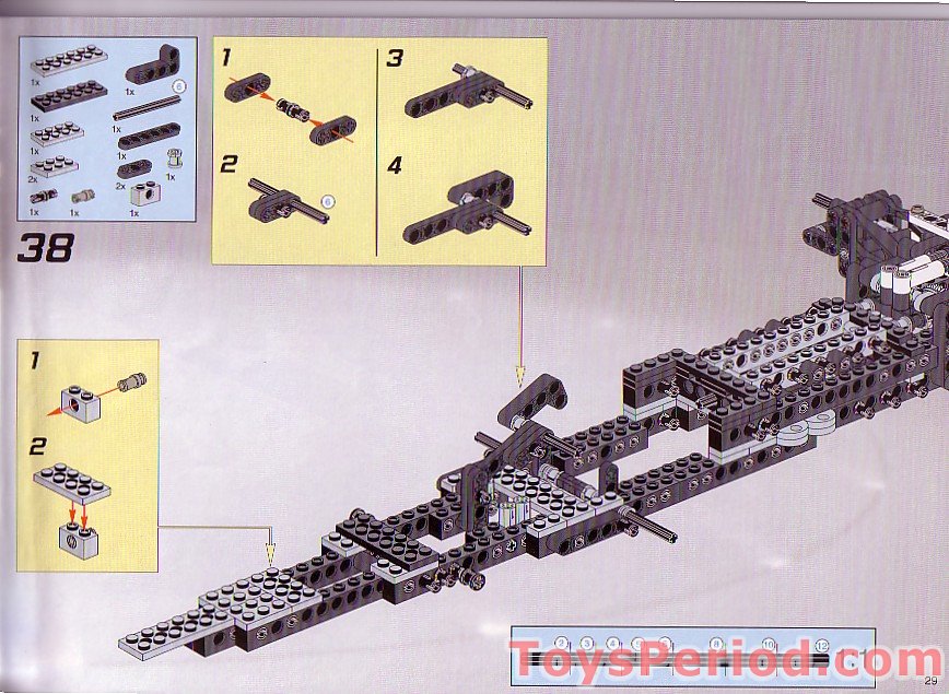LEGO 8461 Williams F1 Team Racer Instructions and Parts List