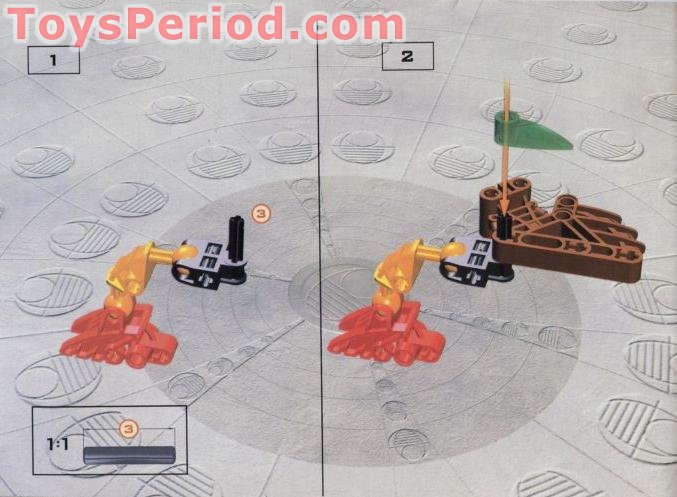 LEGO 8561 Nuhvok Instructions and Parts List