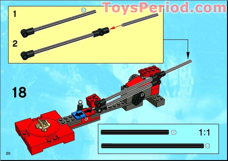 LEGO 3429 Ultimate Defense Instructions and Parts List