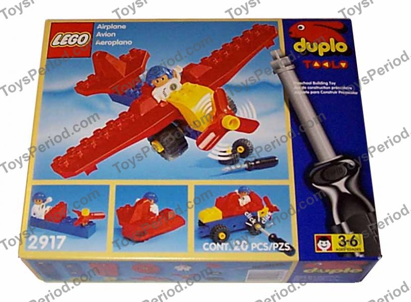 LEGO 2917 Airplane Instructions and Parts List