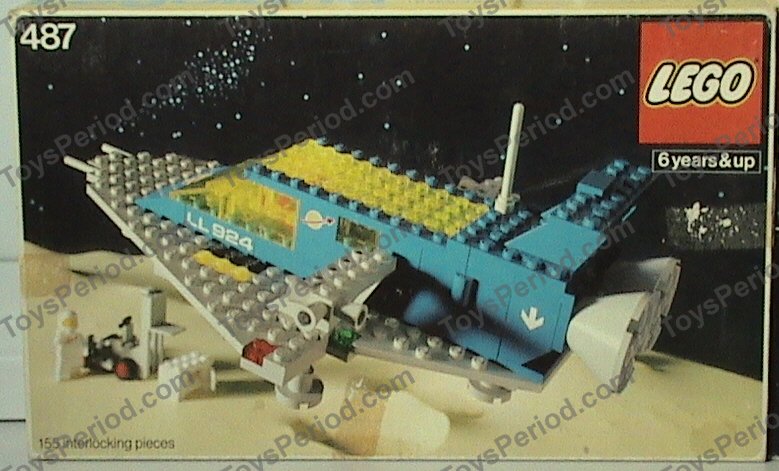 LEGO 487-1 Space Cruiser Instructions and Parts List