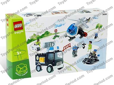LEGO 3656 Police Action Set Parts List
