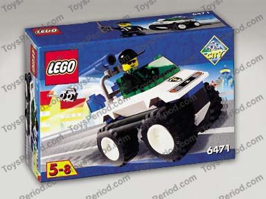 LEGO 6471 4wd Police Patrol Instructions and Parts List