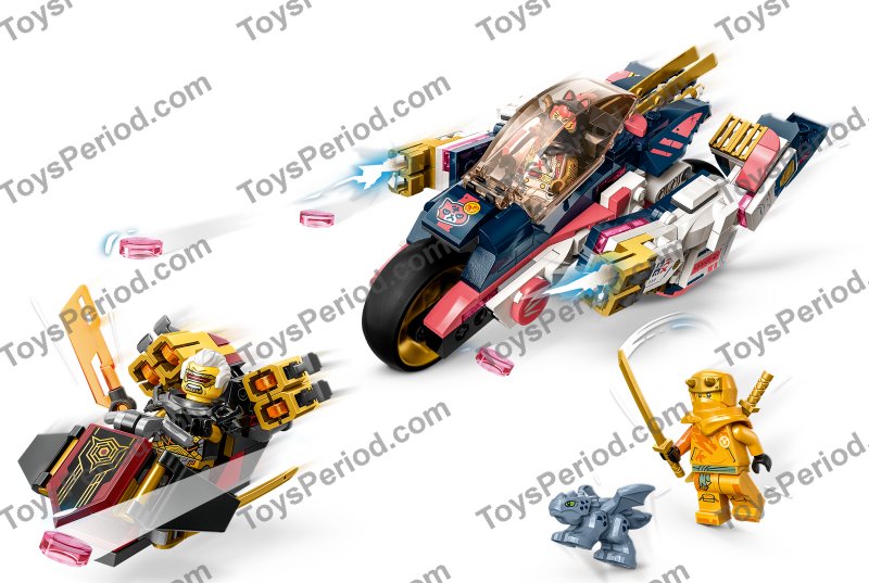 LEGO 71792 Sora's Transforming Mech Bike Racer Set Parts List