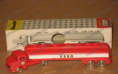LEGO 650-2 HO Scale Mercedes Esso Tanker Truck Set Parts List