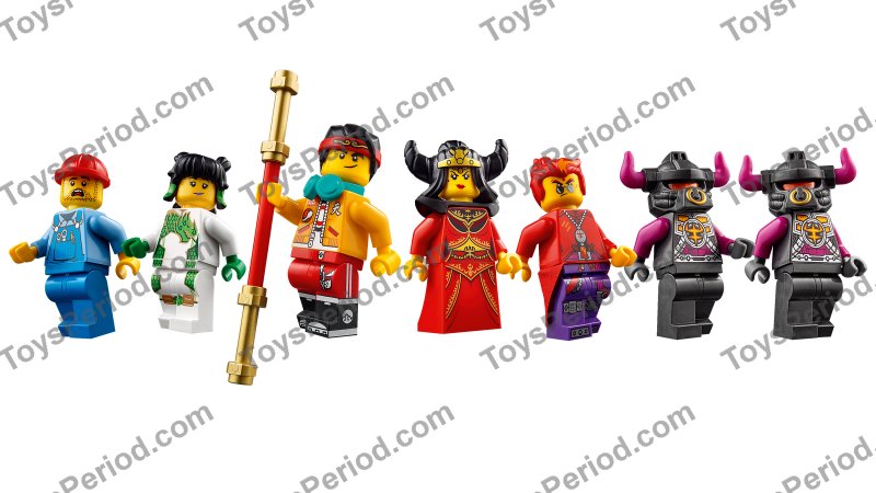 LEGO 80016 The Flaming Foundry Set Parts List