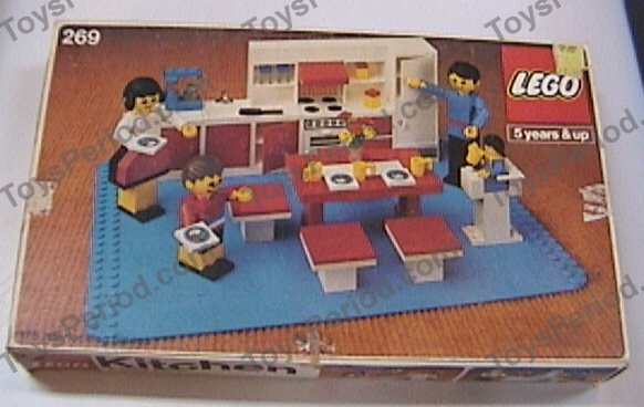 LEGO 269 Kitchen Instructions and Parts List