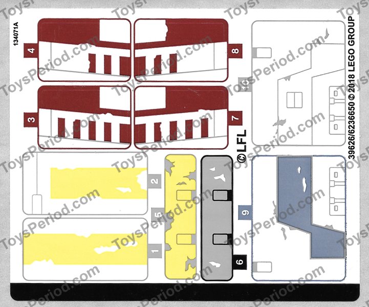 LEGO Sets with Part 75218stk01 Sticker Sheet for Set 75218 - (39626/ ...