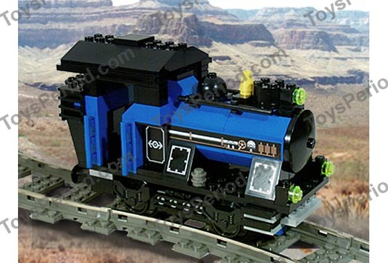 LEGO KT303 Small Train Engine Blue Set Parts List